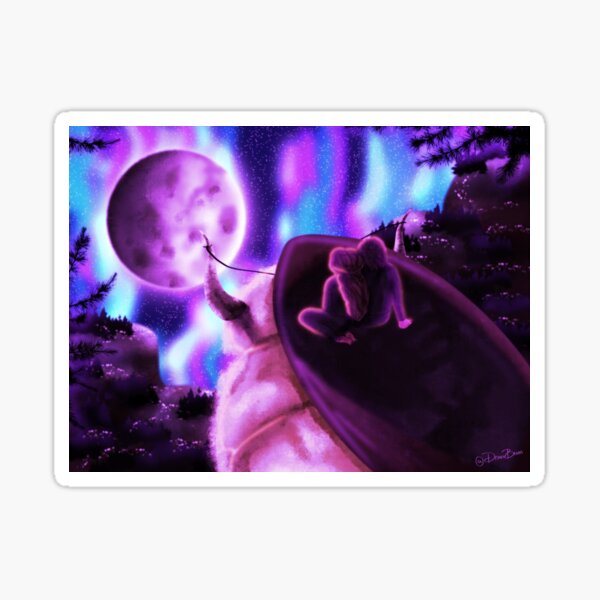 "ATLA Avatar Zutara Moon Moonlight Midnight Stars Aurora Northern ...