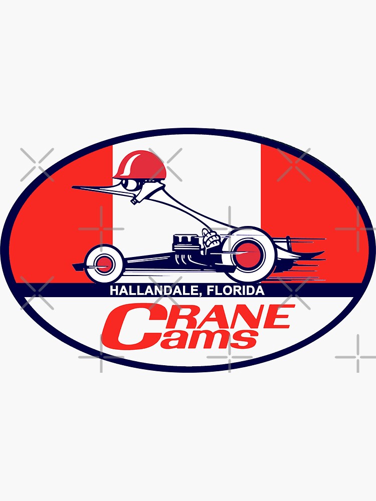 "Crane Cams" Sticker for Sale by Retrorockit | Redbubble