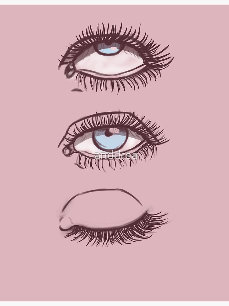 ""Whatever" - Rolling eyes" Sticker by anddrea | Redbubble