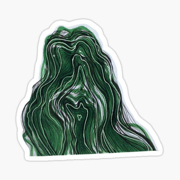 "Depth 1" Sticker for Sale by jadelagataob | Redbubble
