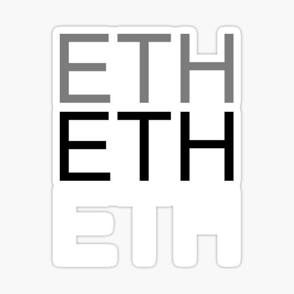"ETH - Ethereum" Sticker by Athanormark | Redbubble