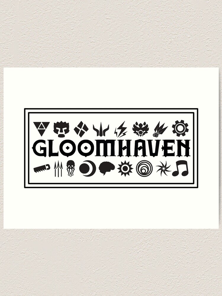 "GLOOMHAVEN - Character Symbols" Art Print for Sale by JBaldree | Redbubble