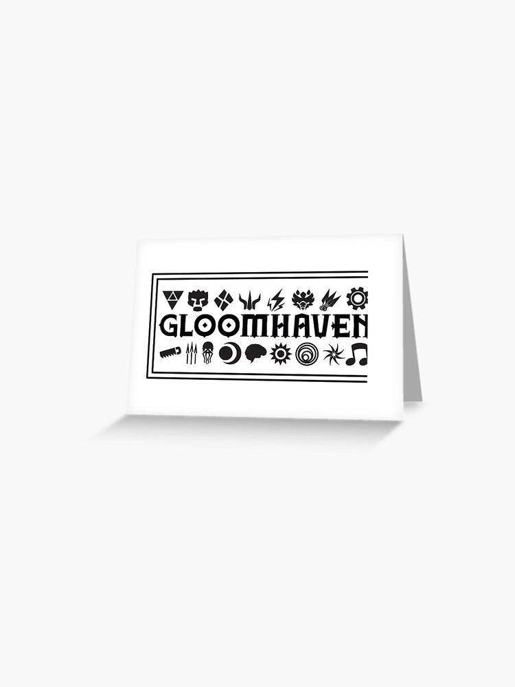 "GLOOMHAVEN - Character Symbols" Greeting Card for Sale by JBaldree ...