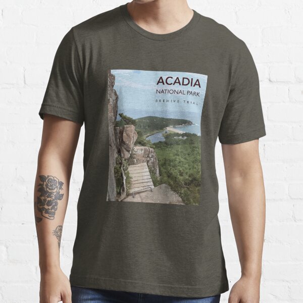 "Acadia National Park - Beehive" T-shirt for Sale by alexmarchioli ...