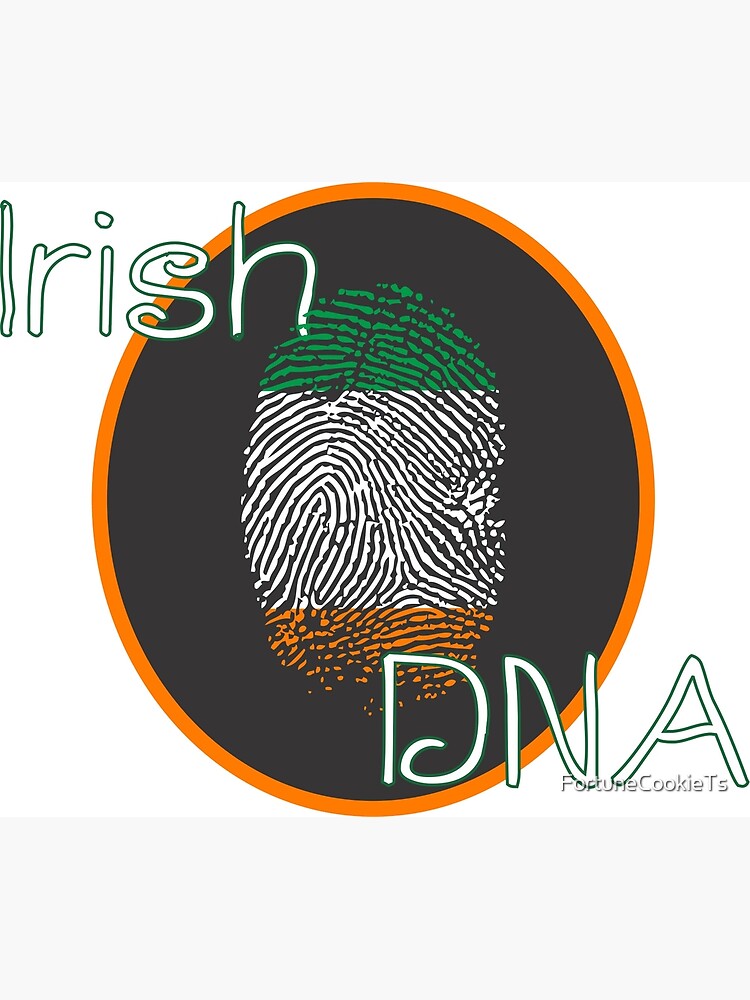 "Irish Flag DNA Fingerprint" Poster by FortuneCookieTs | Redbubble