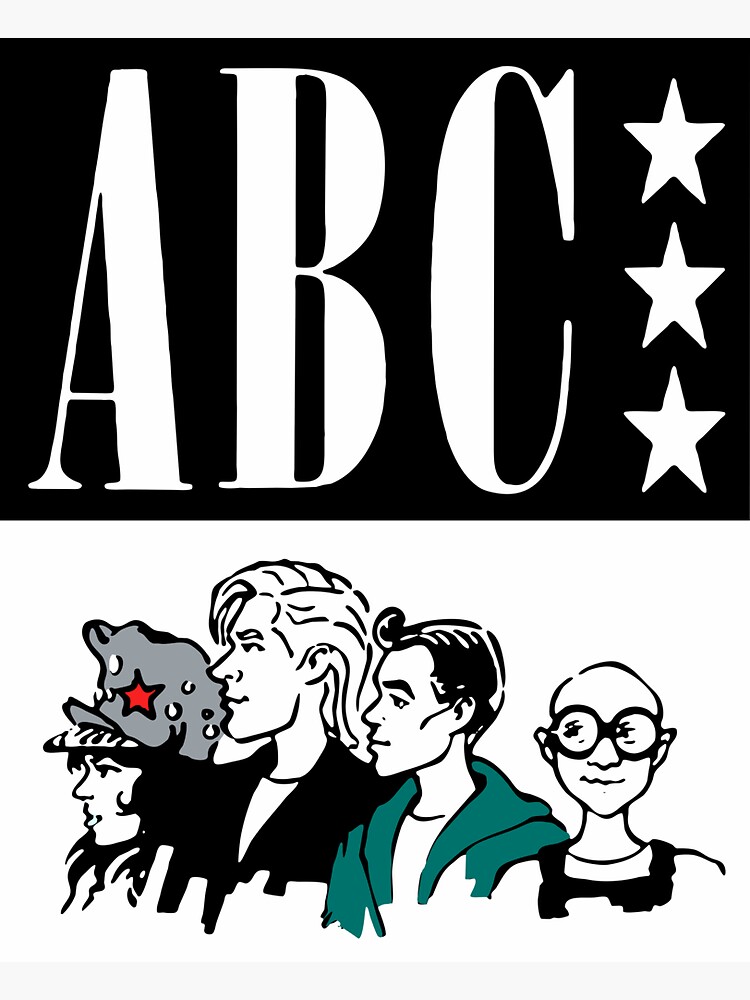 "ABC Band" Sticker for Sale by Vindasiska | Redbubble