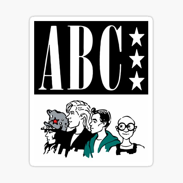 "ABC Band" Sticker for Sale by Vindasiska | Redbubble