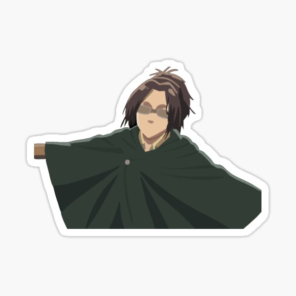 "Hange Zoe" Sticker for Sale by SirPugsAlot | Redbubble