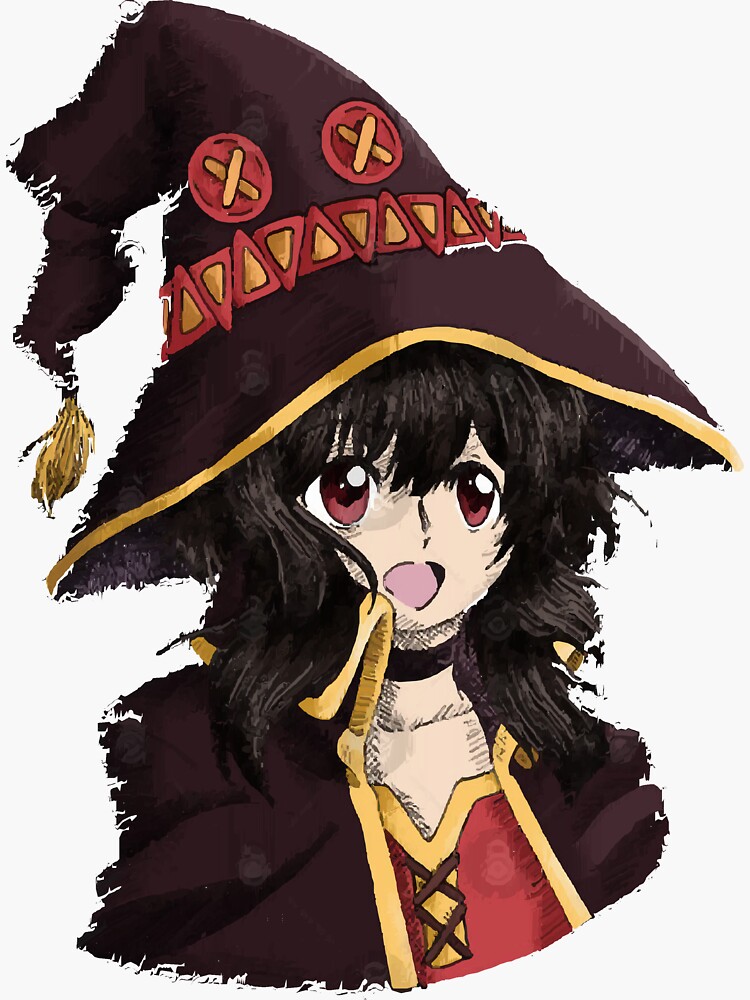"Megumin " Sticker for Sale by menti429 | Redbubble