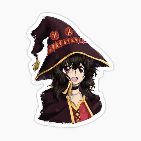 "Megumin " Sticker for Sale by menti429 | Redbubble