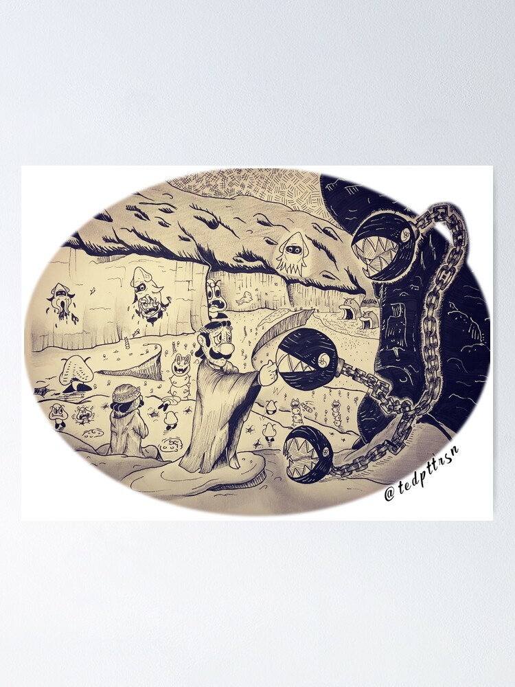 "Super Inferno: Gluttony" Poster by tedpttrsn | Redbubble