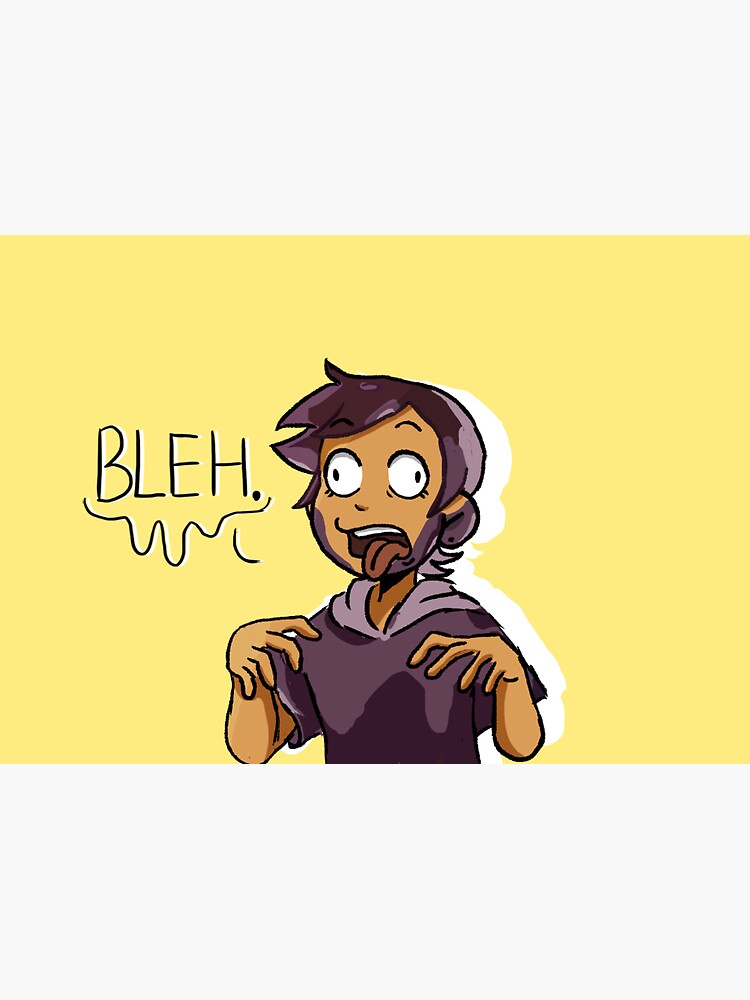"Bleh" Sticker for Sale by pooopeemarket | Redbubble
