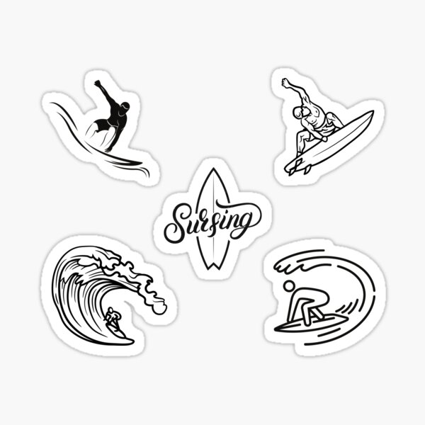 "A fun Day Just Surfboarding, Kneeboarding and Skimboarding Design Pack ...