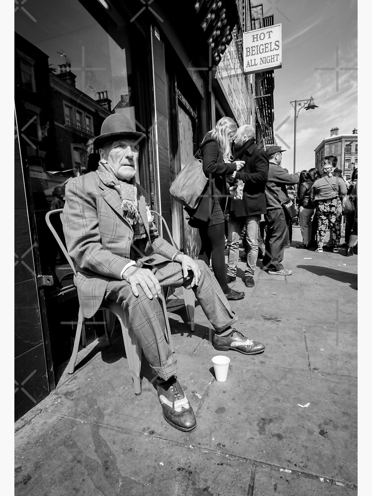 "English Senior Wearing Spats in Brick Lane London" Poster by ...