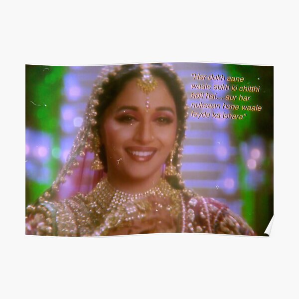 "Devdas quote" Poster by BollywoodAI | Redbubble