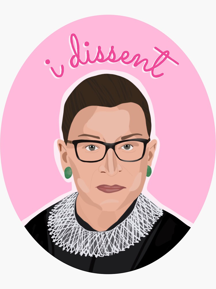 "RBG" Sticker for Sale by hwils26 | Redbubble