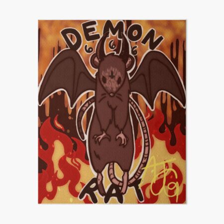 Demon Rat Wall Art | Redbubble