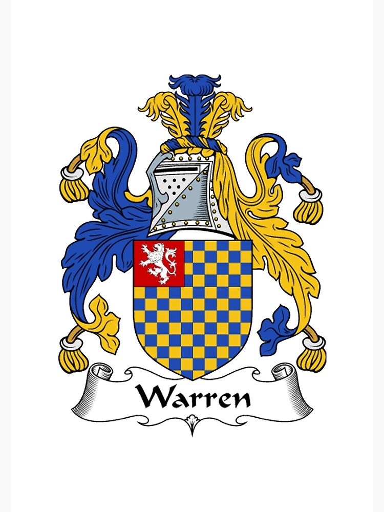 "Warren Coat of Arms / Warren Family Crest" Spiral Notebook for Sale by ...