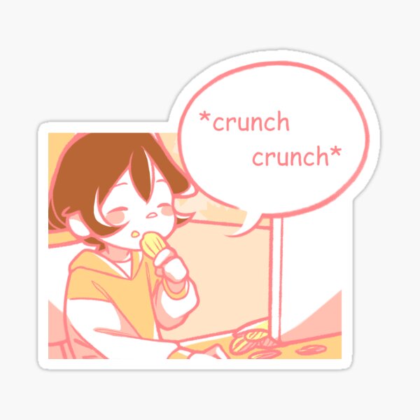 "Crunchy Potato!" Sticker for Sale by RikumoShop | Redbubble