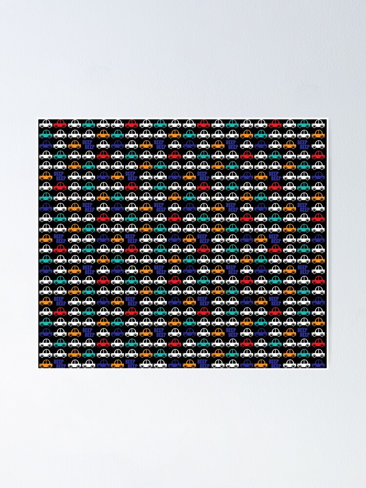 "Beep beeping cars" Poster by OtomeDaze | Redbubble
