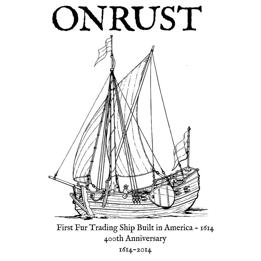 "The Onrust - First Fur Trading Ship Built in America - 1614" by ...