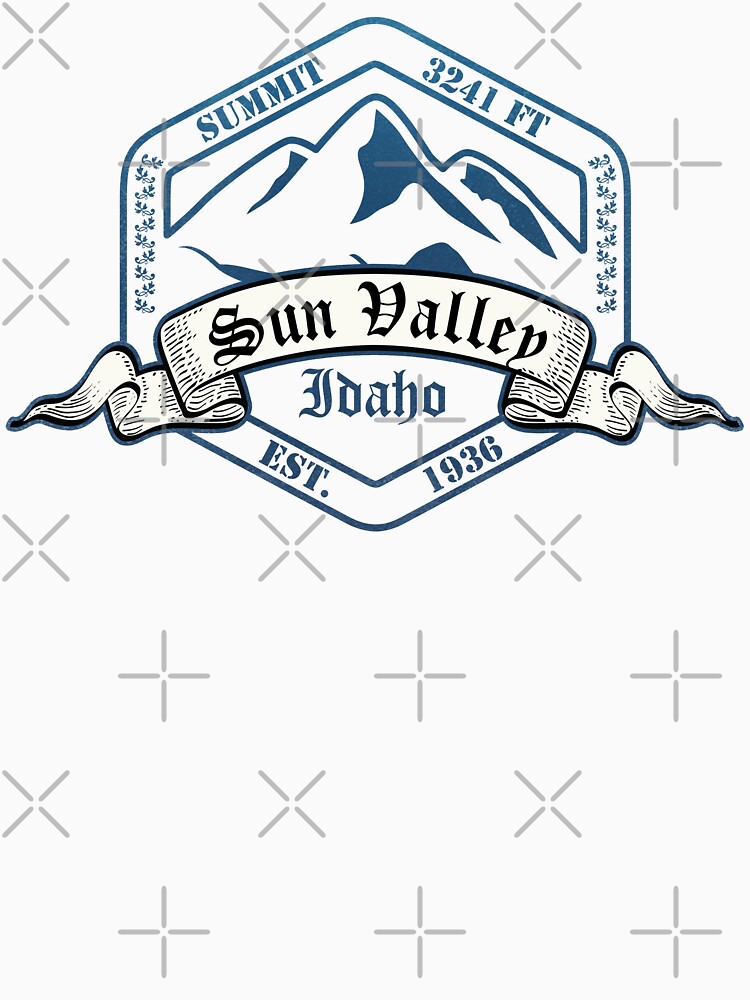 "Sun Valley Ski Resort Idaho" T-shirt for Sale by CarbonClothing ...