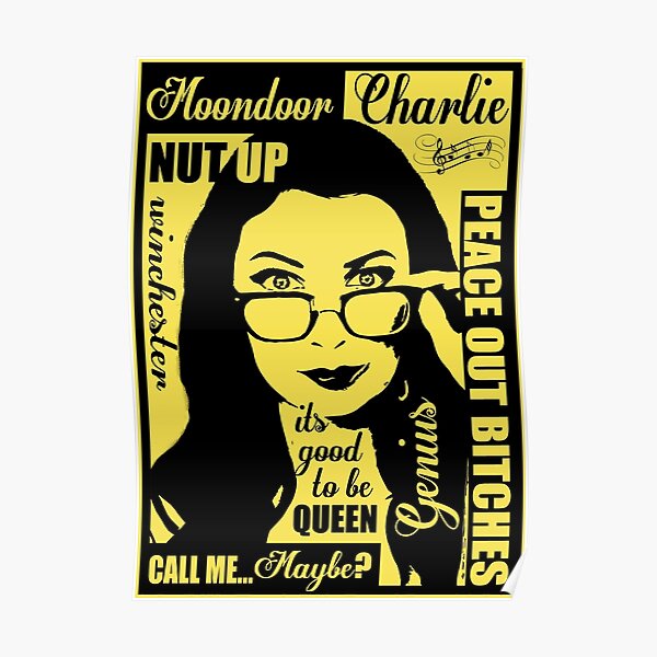 "spn Charlie Bradbury " Poster for Sale by kurticide | Redbubble