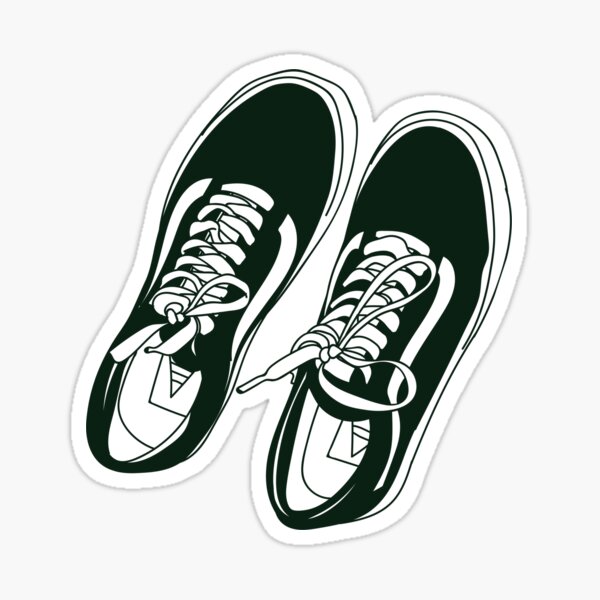 "VINTAGE SHOES, RETRO, aesthic, y2k aesthetic, indie aesthetic" Sticker ...