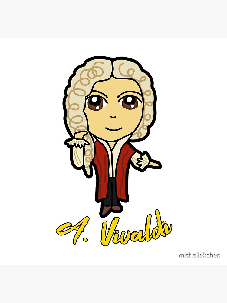 "Chibi Classical Composers: Vivaldi" Poster for Sale by michellekchen ...