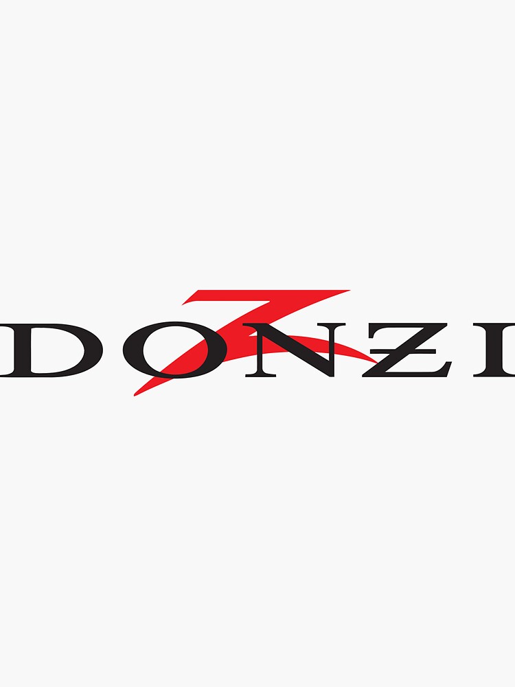 "Donzi Marine Boats Powerboats Logo" Sticker for Sale by kamikembali ...