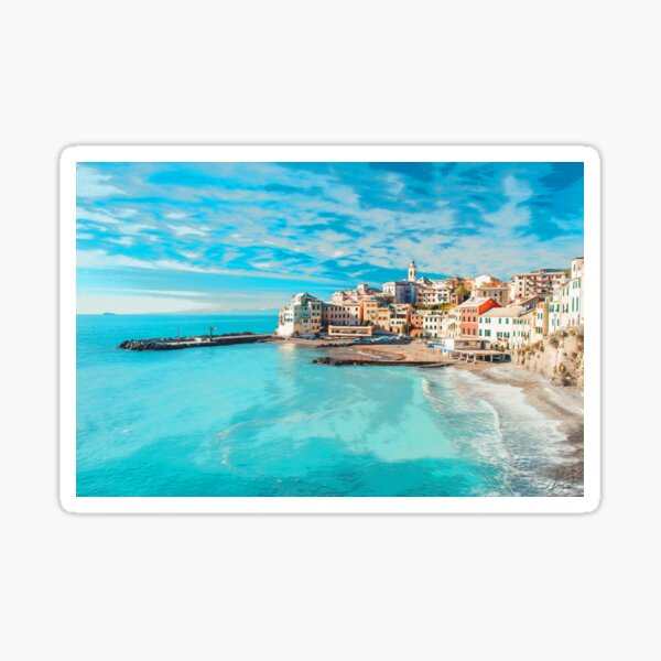 "Greek Island Ocean View" Sticker for Sale by SpartanDigital | Redbubble