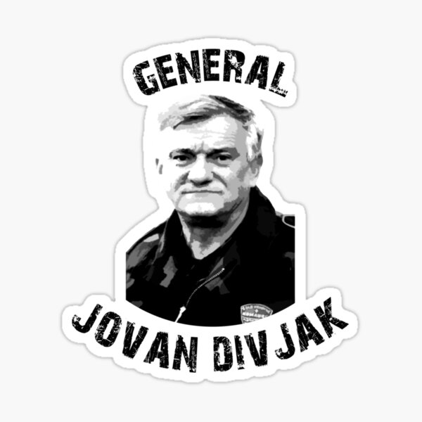 "Jovan divjak general Bosna sarajevo " Sticker for Sale by RafaelScott ...