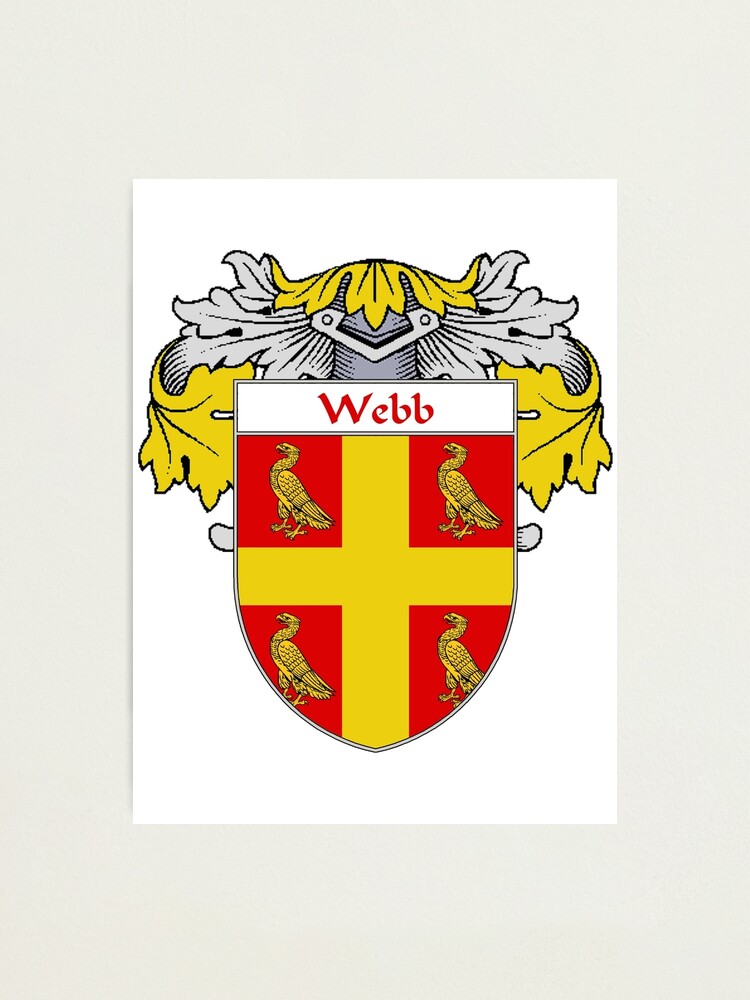 "Webb Coat of Arms / Webb Family Crest" Photographic Print for Sale by ...