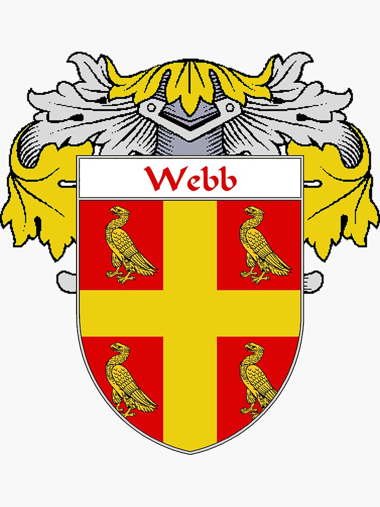 "Webb Coat of Arms / Webb Family Crest" Sticker by IrishArms | Redbubble