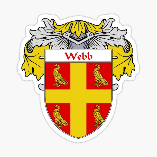 "Webb Coat of Arms / Webb Family Crest" Sticker by IrishArms | Redbubble