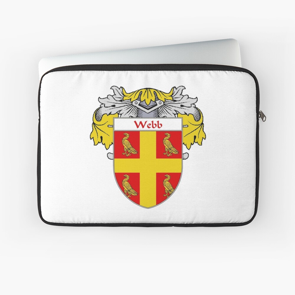 "Webb Coat of Arms / Webb Family Crest" Laptop Sleeve by IrishArms ...