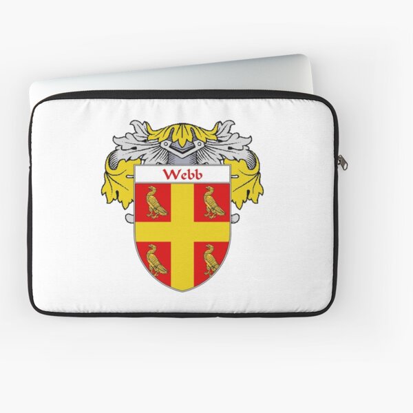 "Webb Coat of Arms / Webb Family Crest" Laptop Sleeve by IrishArms ...