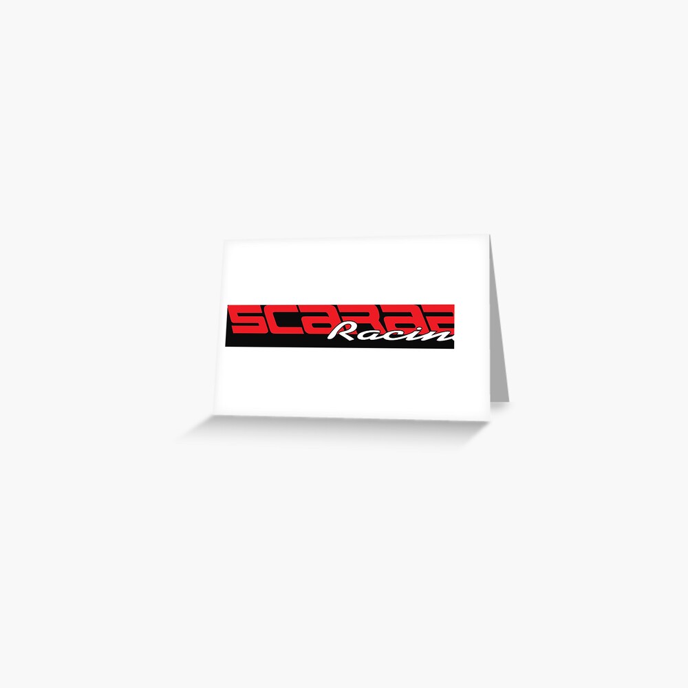 "SCARAB RACING BOATS LOGO" Greeting Card by kamikembali | Redbubble