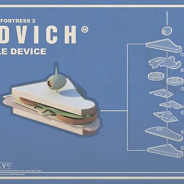 "Team Fortress 2 Sandvich Poster" Poster for Sale by nern9 | Redbubble
