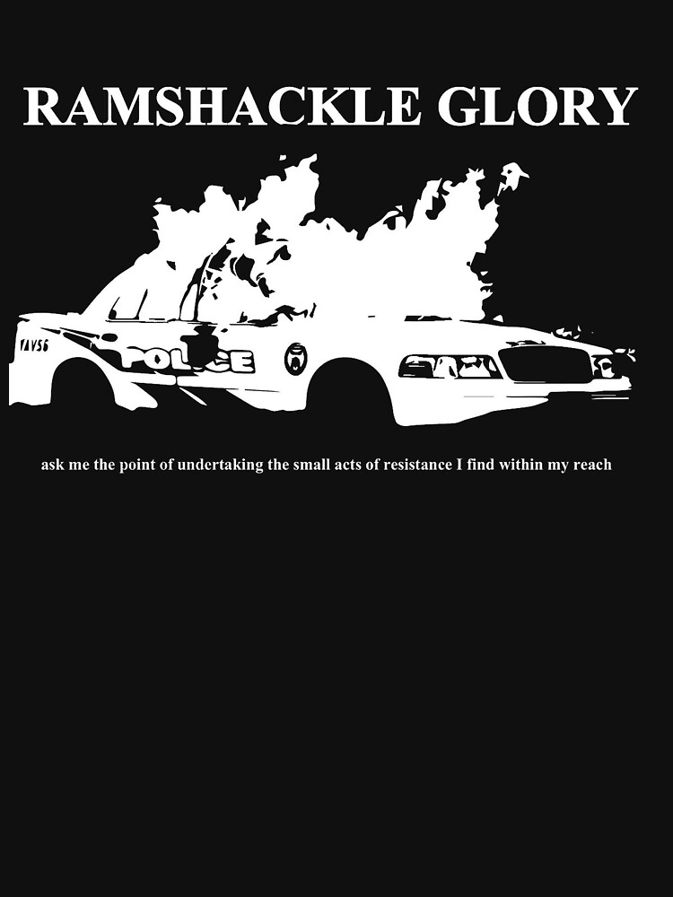 "Ramshackle glory police car" T-shirt for Sale by Henderson702 ...