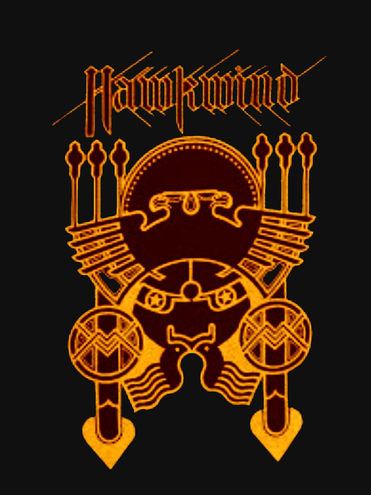 "hawkwind yellow logo new " T-shirt for Sale by miniebyrn11 | Redbubble ...
