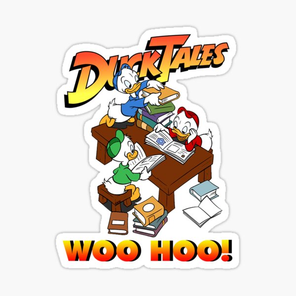 "Woo Hoo duck tales art gift for fans" Sticker for Sale by ...