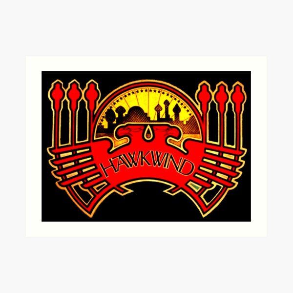 "hawkwind new logo " Art Print for Sale by miniebyrn11 | Redbubble
