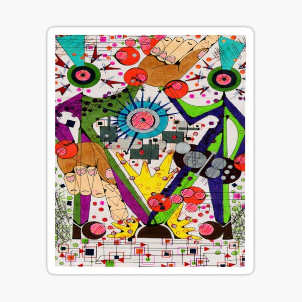 "Hey You!" Sticker for Sale by geot | Redbubble