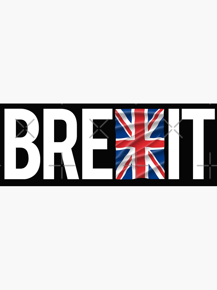 "BREXIT" Sticker for Sale by popdesigner | Redbubble