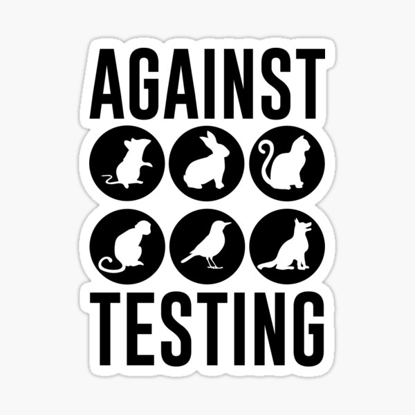 Animal Testing Stickers | Redbubble