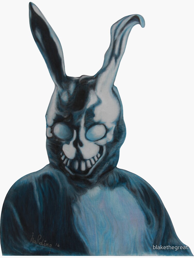 "Frank the Rabbit" Sticker for Sale by blakethegreat | Redbubble