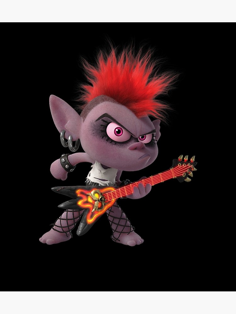 "Trolls World Tour Rock on Barb" Poster by RonaldVNewbill | Redbubble