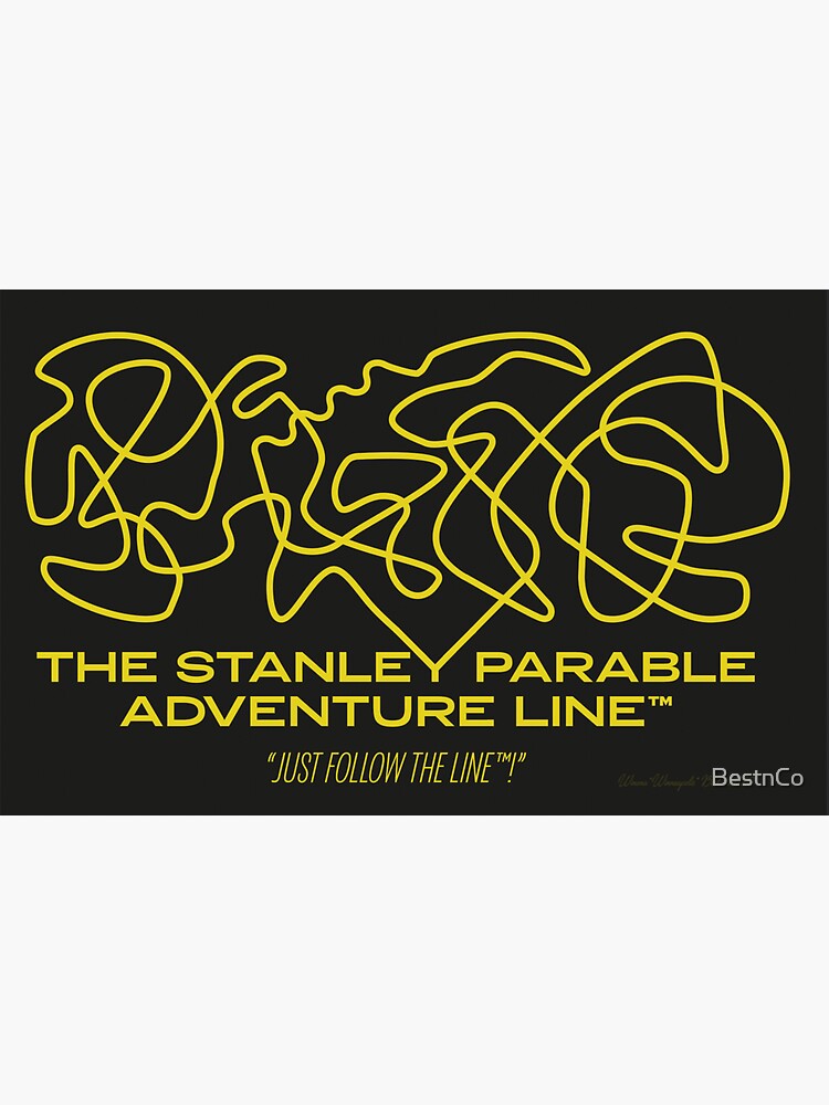 "The Stanley Parable Adventure Line™" Sticker for Sale by BestnCo ...