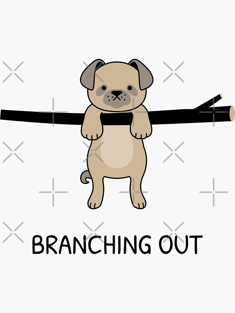 "Branching Out" Sticker for Sale by DomGDesign | Redbubble